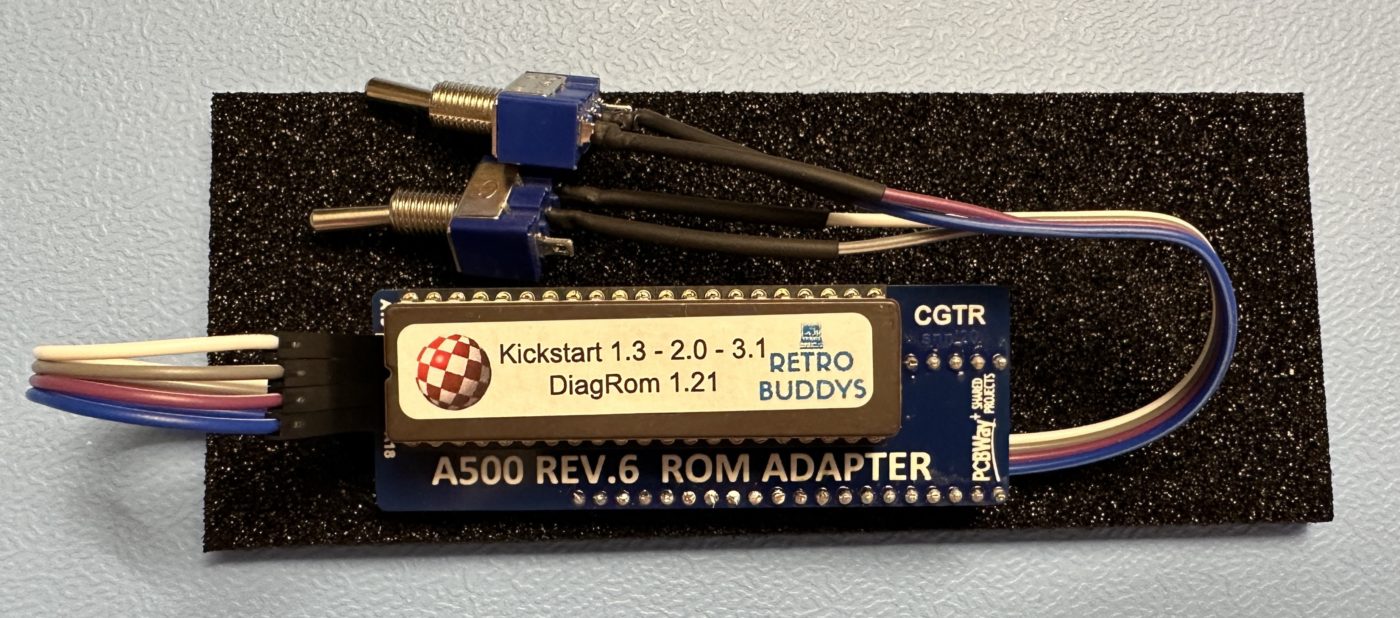 4x Amiga 500 6a Kickstart Switcher & EEprom and Kick 1.3,2.0,3.1 and ...