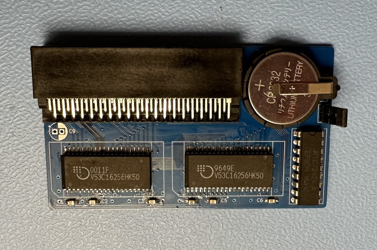 Memory expansion 1MB for Amiga 600 with/without RTC – Realtime Clock ...