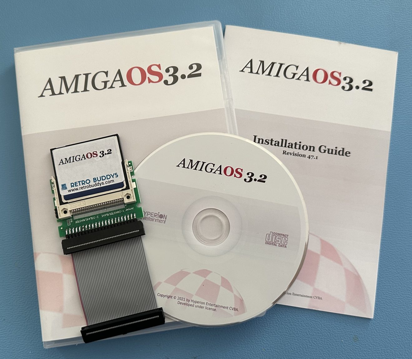 Amiga OS 3.2 Vollversion (inkl Update 3) - CD Rom - Retro Buddys ...