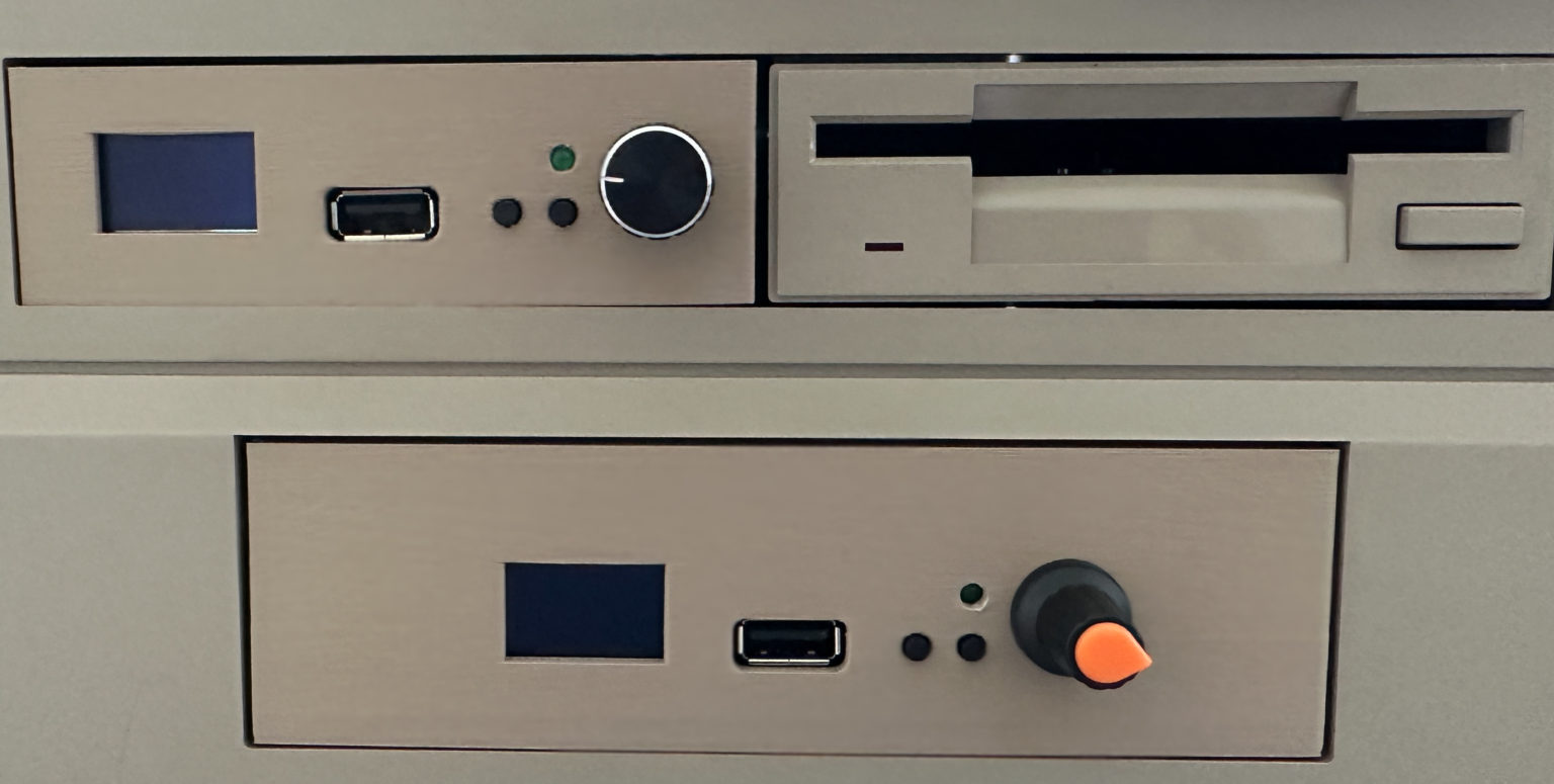 Amiga 2000 internal Gotek drive with 0.96″ display & Rotary – Retro ...