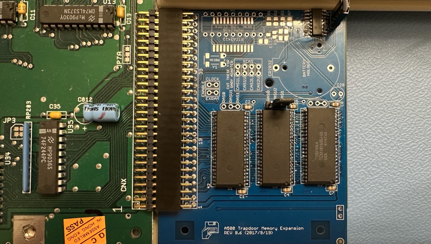 Memory expansion 1.5MB/2MB optional with RTC for AMIGA 500 – Retro ...